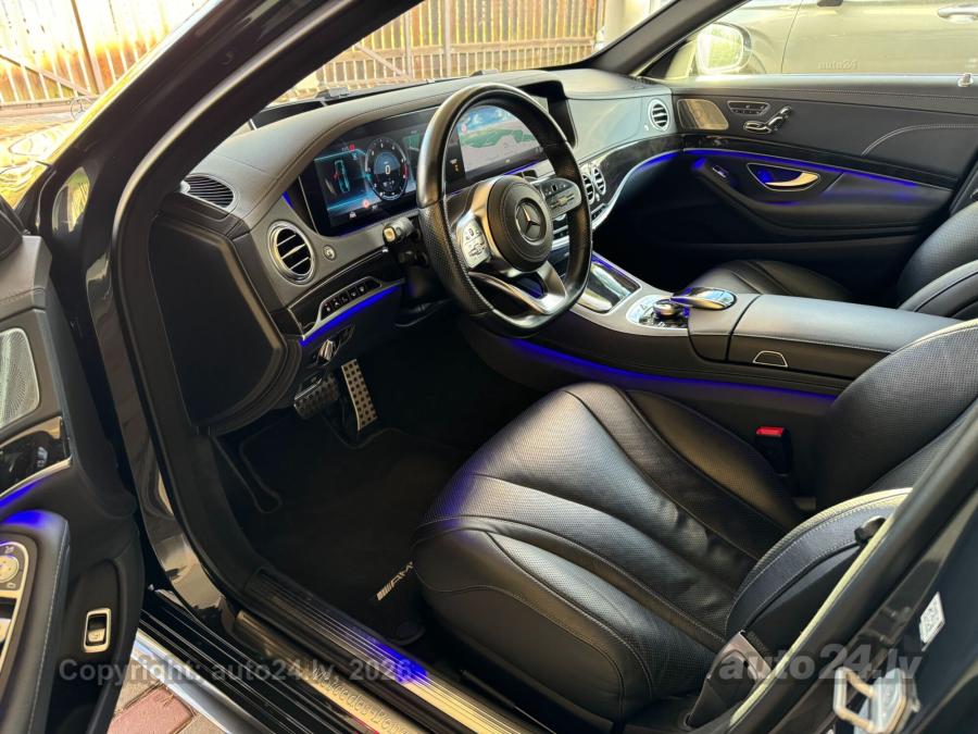 Blue Mercedes-Benz S-Class 2017 in Tallinn, with an engine capacity of 2.90 L and mileage of 94 thousand km for 65990 €, photo 16 on AUTOMOTO.COM.LV