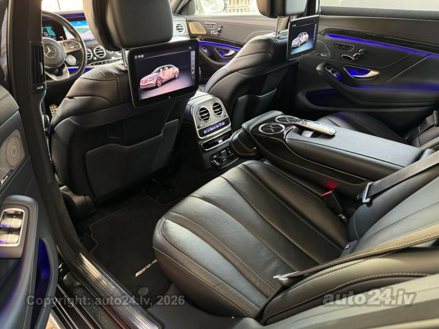 Blue Mercedes-Benz S-Class 2017 in Tallinn, with an engine capacity of 2.90 L and mileage of 94 thousand km for 65990 €, photo 18 on AUTOMOTO.COM.LV