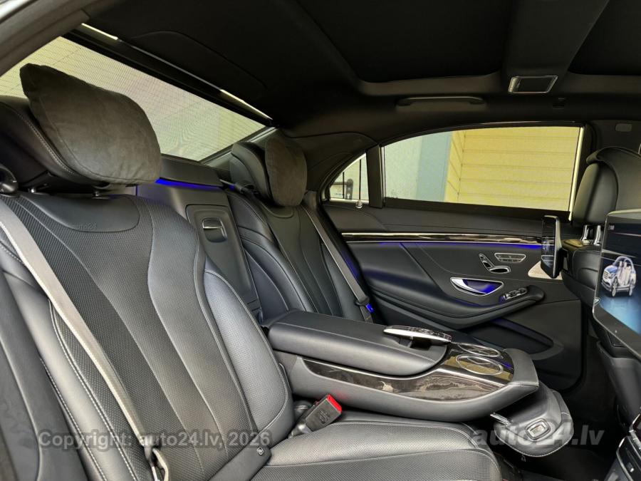 Blue Mercedes-Benz S-Class 2017 in Tallinn, with an engine capacity of 2.90 L and mileage of 94 thousand km for 65990 €, photo 20 on AUTOMOTO.COM.LV