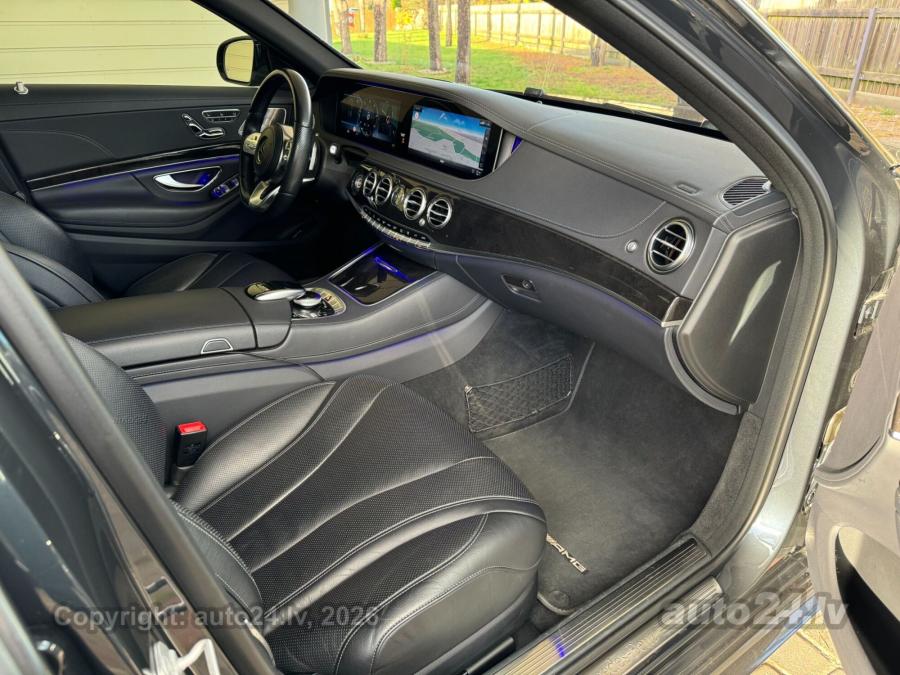 Blue Mercedes-Benz S-Class 2017 in Tallinn, with an engine capacity of 2.90 L and mileage of 94 thousand km for 65990 €, photo 21 on AUTOMOTO.COM.LV