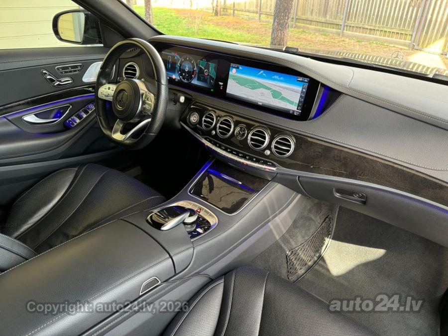 Blue Mercedes-Benz S-Class 2017 in Tallinn, with an engine capacity of 2.90 L and mileage of 94 thousand km for 65990 €, photo 22 on AUTOMOTO.COM.LV