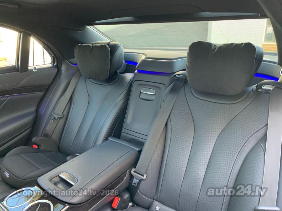 Blue Mercedes-Benz S-Class 2017 in Tallinn, with an engine capacity of 2.90 L and mileage of 94 thousand km for 65990 €, photo 24 on AUTOMOTO.COM.LV