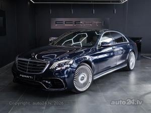 Zils Mercedes-Benz S-Class 2018 Tallina, ar dzinēja tilpumu 4.00 L un nobraukumu 183 tūkst. km par 89900 €, foto  vietnē AUTOMOTO.COM.LV