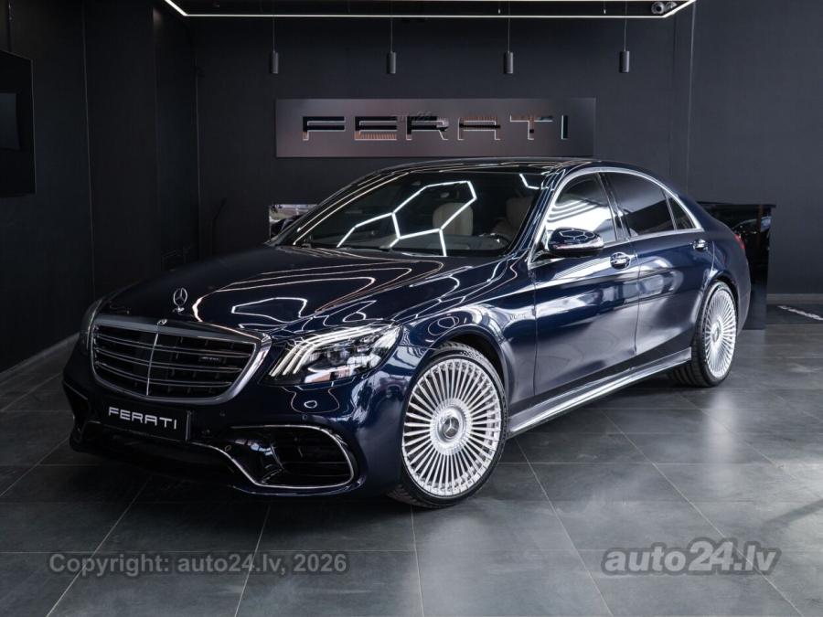 Zils Mercedes-Benz S-Class 2018 Tallina, ar dzinēja tilpumu 4.00 L un nobraukumu 183 tūkst. km par 89900 €, foto 1 vietnē AUTOMOTO.COM.LV