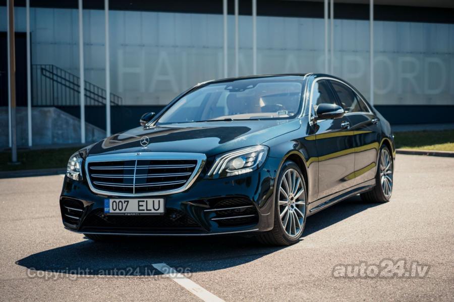 Green Mercedes-Benz S-Class 2017 in Rakvere, with an engine capacity of 4.00 L and mileage of 168 thousand km for 40000 €, photo 1 on AUTOMOTO.COM.LV