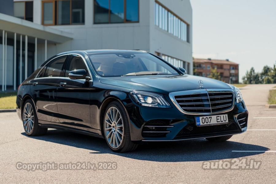 Green Mercedes-Benz S-Class 2017 in Rakvere, with an engine capacity of 4.00 L and mileage of 168 thousand km for 40000 €, photo 3 on AUTOMOTO.COM.LV