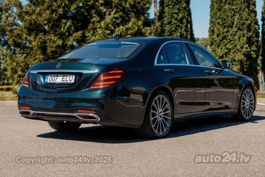 Green Mercedes-Benz S-Class 2017 in Rakvere, with an engine capacity of 4.00 L and mileage of 168 thousand km for 40000 €, photo 4 on AUTOMOTO.COM.LV