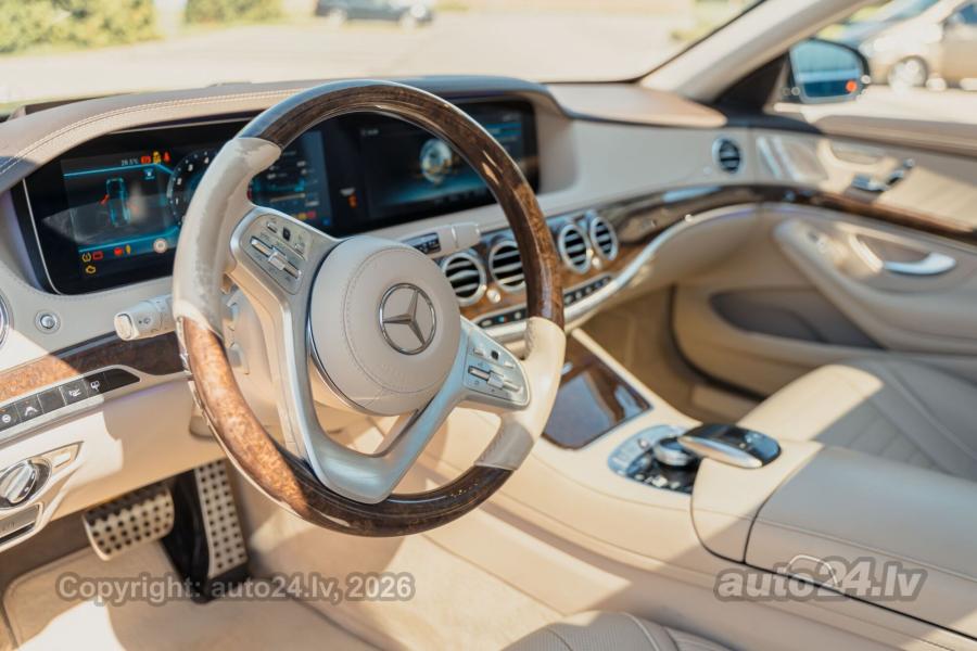 Green Mercedes-Benz S-Class 2017 in Rakvere, with an engine capacity of 4.00 L and mileage of 168 thousand km for 40000 €, photo 8 on AUTOMOTO.COM.LV