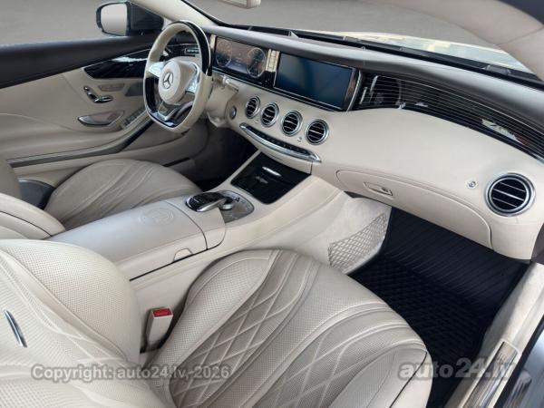 Grey Mercedes-Benz S-Class 2015 in Riga, with an engine capacity of 5.50 L and mileage of 60 thousand km for 73900 €, photo 6 on AUTOMOTO.COM.LV