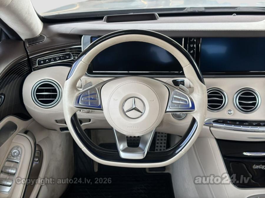 Grey Mercedes-Benz S-Class 2015 in Riga, with an engine capacity of 5.50 L and mileage of 60 thousand km for 73900 €, photo 9 on AUTOMOTO.COM.LV