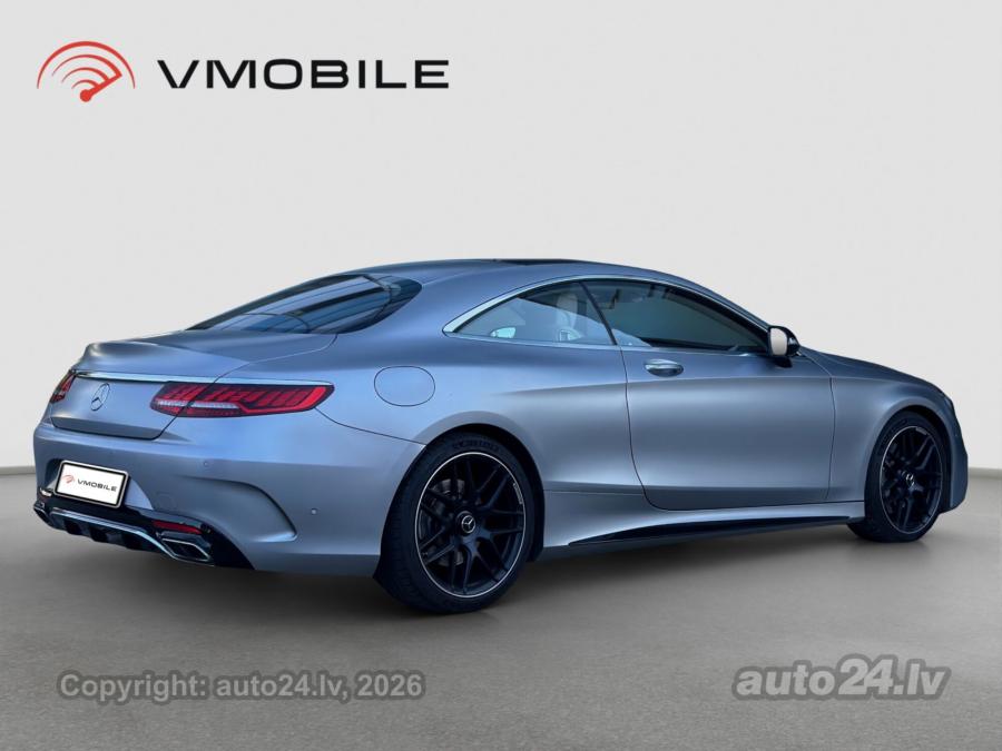 Grey Mercedes-Benz S-Class 2018 in Riga, with an engine capacity of 3.00 L and mileage of 155 thousand km for 56990 €, photo 3 on AUTOMOTO.COM.LV
