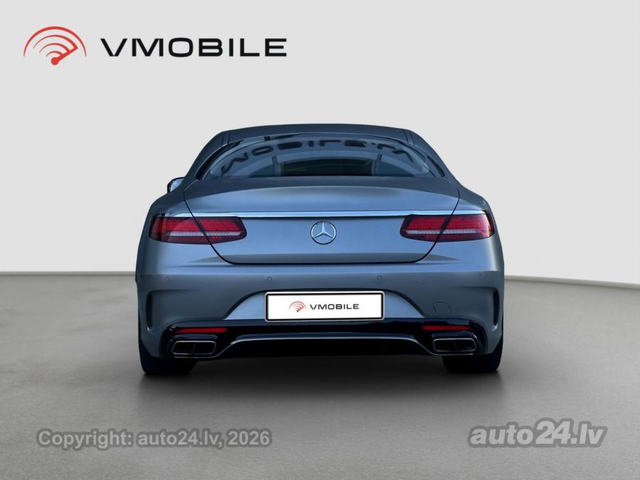 Grey Mercedes-Benz S-Class 2018 in Riga, with an engine capacity of 3.00 L and mileage of 155 thousand km for 56990 €, photo 5 on AUTOMOTO.COM.LV