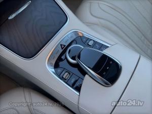 Grey Mercedes-Benz S-Class 2018 in Riga, with an engine capacity of 3.00 L and mileage of 155 thousand km for 56990 €, photo 10 on AUTOMOTO.COM.LV