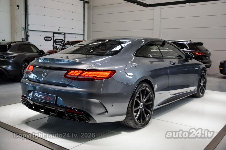 Grey Mercedes-Benz S-Class 2019 in Tallinn, with an engine capacity of 4.00 L and mileage of 93 thousand km for 106900 €, photo 4 on AUTOMOTO.COM.LV