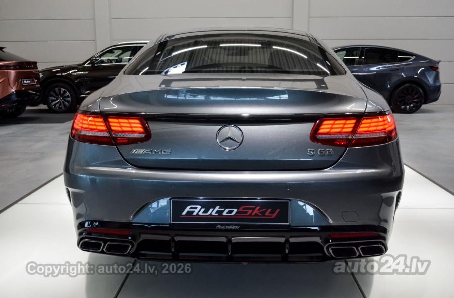 Grey Mercedes-Benz S-Class 2019 in Tallinn, with an engine capacity of 4.00 L and mileage of 93 thousand km for 106900 €, photo 7 on AUTOMOTO.COM.LV
