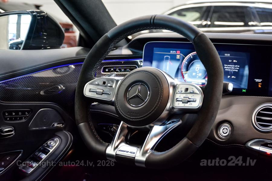 Grey Mercedes-Benz S-Class 2019 in Tallinn, with an engine capacity of 4.00 L and mileage of 93 thousand km for 106900 €, photo 13 on AUTOMOTO.COM.LV