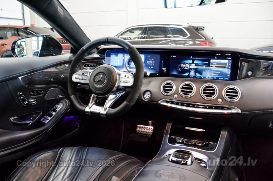 Grey Mercedes-Benz S-Class 2019 in Tallinn, with an engine capacity of 4.00 L and mileage of 93 thousand km for 106900 €, photo 15 on AUTOMOTO.COM.LV