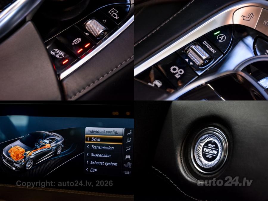 Grey Mercedes-Benz S-Class 2019 in Tallinn, with an engine capacity of 4.00 L and mileage of 93 thousand km for 106900 €, photo 28 on AUTOMOTO.COM.LV