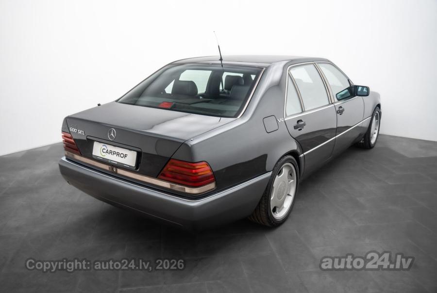Pelēks Mercedes-Benz S-Class 1991 Tallina, ar dzinēja tilpumu 6.00 L un nobraukumu 179 tūkst. km par 29999 €, foto 5 vietnē AUTOMOTO.COM.LV