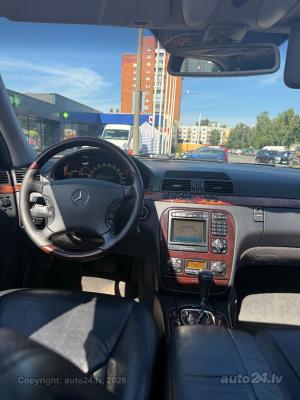 Grey Mercedes-Benz S-Class 1999 in Tallinn, with an engine capacity of 5.00 L and mileage of 188 thousand km for 4500 €, photo 13 on AUTOMOTO.COM.LV