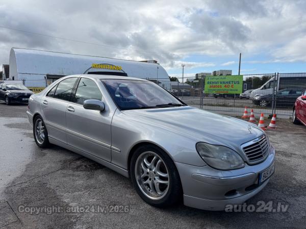 Grey Mercedes-Benz S-Class 1999 in Tallinn, with an engine capacity of 5.00 L and mileage of 187 thousand km for 4000 €, photo 4 on AUTOMOTO.COM.LV