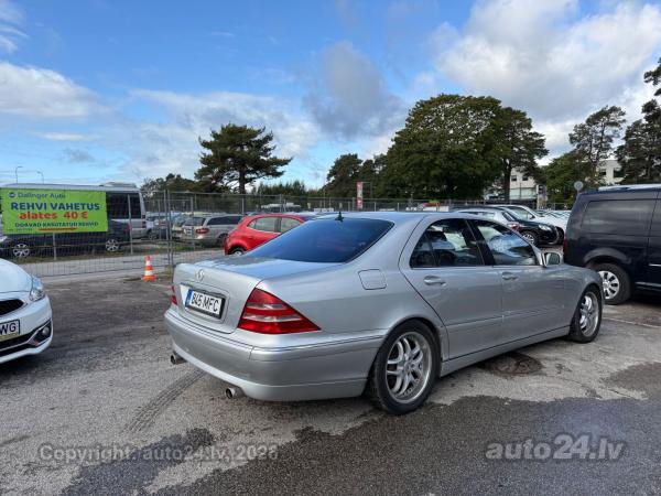 Grey Mercedes-Benz S-Class 1999 in Tallinn, with an engine capacity of 5.00 L and mileage of 187 thousand km for 4000 €, photo 6 on AUTOMOTO.COM.LV