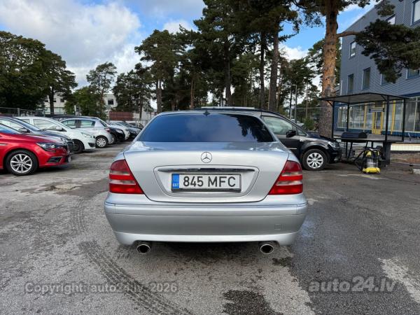 Grey Mercedes-Benz S-Class 1999 in Tallinn, with an engine capacity of 5.00 L and mileage of 187 thousand km for 4000 €, photo 7 on AUTOMOTO.COM.LV