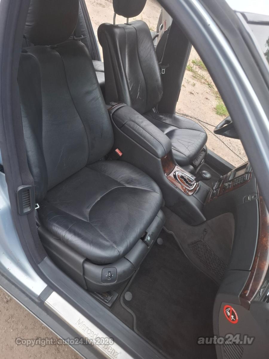 Pelēks Mercedes-Benz S-Class 2001 Tallina, ar dzinēja tilpumu 3.20 L un nobraukumu 520 tūkst. km par 1700 €, foto 5 vietnē AUTOMOTO.COM.LV