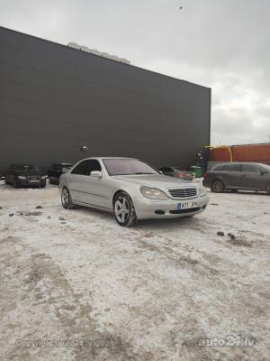 Grey Mercedes-Benz S-Class 2002 in Tallinn, with an engine capacity of 4.00 L and mileage of 202 thousand km for 5900 €, photo 7 on AUTOMOTO.COM.LV