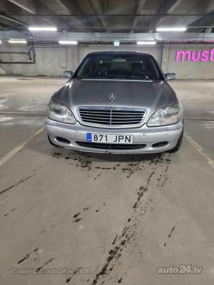 Grey Mercedes-Benz S-Class 2002 in Tallinn, with an engine capacity of 4.00 L and mileage of 202 thousand km for 4300 €, photo 9 on AUTOMOTO.COM.LV