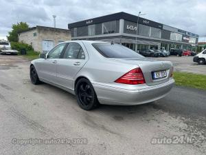 Grey Mercedes-Benz S-Class 2002 in Narva, with an engine capacity of 3.20 L and mileage of 300 thousand km for 2499 €, photo 18 on AUTOMOTO.COM.LV