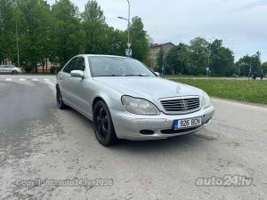 Grey Mercedes-Benz S-Class 2002 in Narva, with an engine capacity of 3.20 L and mileage of 300 thousand km for 2499 €, photo 19 on AUTOMOTO.COM.LV