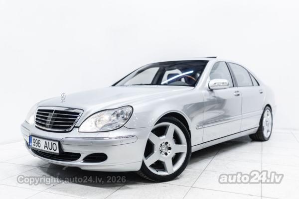 Grey Mercedes-Benz S-Class 2003 in Tallinn, with an engine capacity of 5.50 L and mileage of 292 thousand km for 8500 €, photo 1 on AUTOMOTO.COM.LV