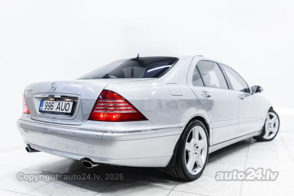 Grey Mercedes-Benz S-Class 2003 in Tallinn, with an engine capacity of 5.50 L and mileage of 292 thousand km for 8500 €, photo 2 on AUTOMOTO.COM.LV