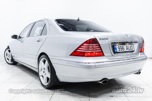 Grey Mercedes-Benz S-Class 2003 in Tallinn, with an engine capacity of 5.50 L and mileage of 292 thousand km for 8500 €, photo 4 on AUTOMOTO.COM.LV