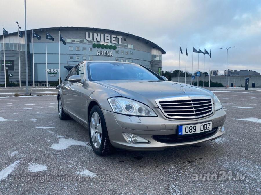 Grey Mercedes-Benz S-Class 2008 in Tallinn, with an engine capacity of 3.00 L and mileage of 265 thousand km for 5400 €, photo 1 on AUTOMOTO.COM.LV