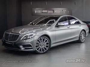Grey Mercedes-Benz S-Class 2017 in Tallinn, with an engine capacity of 3.00 L and mileage of 212 thousand km for 32900 €, photo  on AUTOMOTO.COM.LV