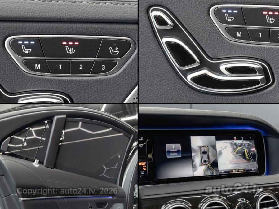 Grey Mercedes-Benz S-Class 2017 in Tallinn, with an engine capacity of 3.00 L and mileage of 212 thousand km for 32900 €, photo 10 on AUTOMOTO.COM.LV