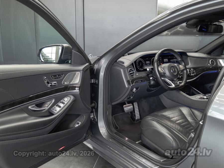 Grey Mercedes-Benz S-Class 2017 in Tallinn, with an engine capacity of 3.00 L and mileage of 212 thousand km for 32900 €, photo 12 on AUTOMOTO.COM.LV