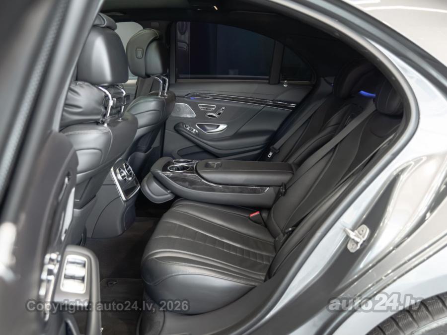 Grey Mercedes-Benz S-Class 2017 in Tallinn, with an engine capacity of 3.00 L and mileage of 212 thousand km for 32900 €, photo 15 on AUTOMOTO.COM.LV
