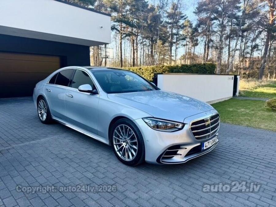 Pelēks Mercedes-Benz S-Class 2021 Tallina, ar dzinēja tilpumu 2.90 L un nobraukumu 81 tūkst. km par 79900 €, foto 3 vietnē AUTOMOTO.COM.LV