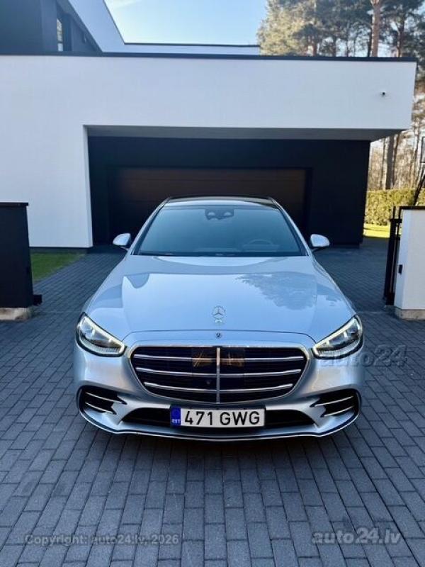 Pelēks Mercedes-Benz S-Class 2021 Tallina, ar dzinēja tilpumu 2.90 L un nobraukumu 81 tūkst. km par 79900 €, foto 3 vietnē AUTOMOTO.COM.LV