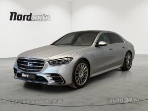 Grey Mercedes-Benz S-Class 2021 in Tallinn, with an engine capacity of 2.90 L and mileage of 83 thousand km for 79900 €, photo 1 on AUTOMOTO.COM.LV