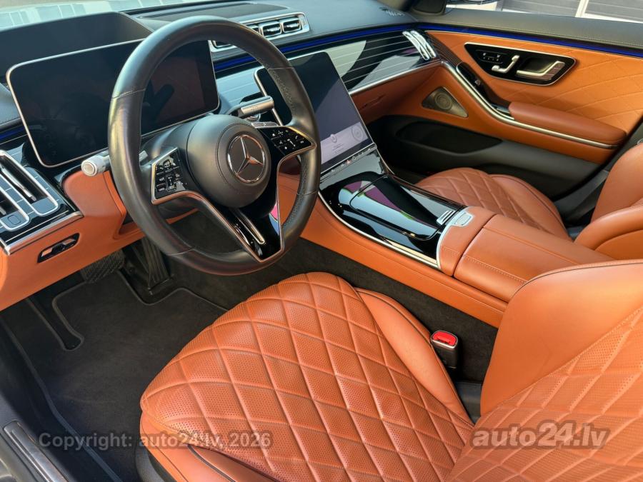 Pelēks Mercedes-Benz S-Class 2021 Tallina, ar dzinēja tilpumu 3.00 L un nobraukumu 64 tūkst. km par 71990 €, foto 12 vietnē AUTOMOTO.COM.LV