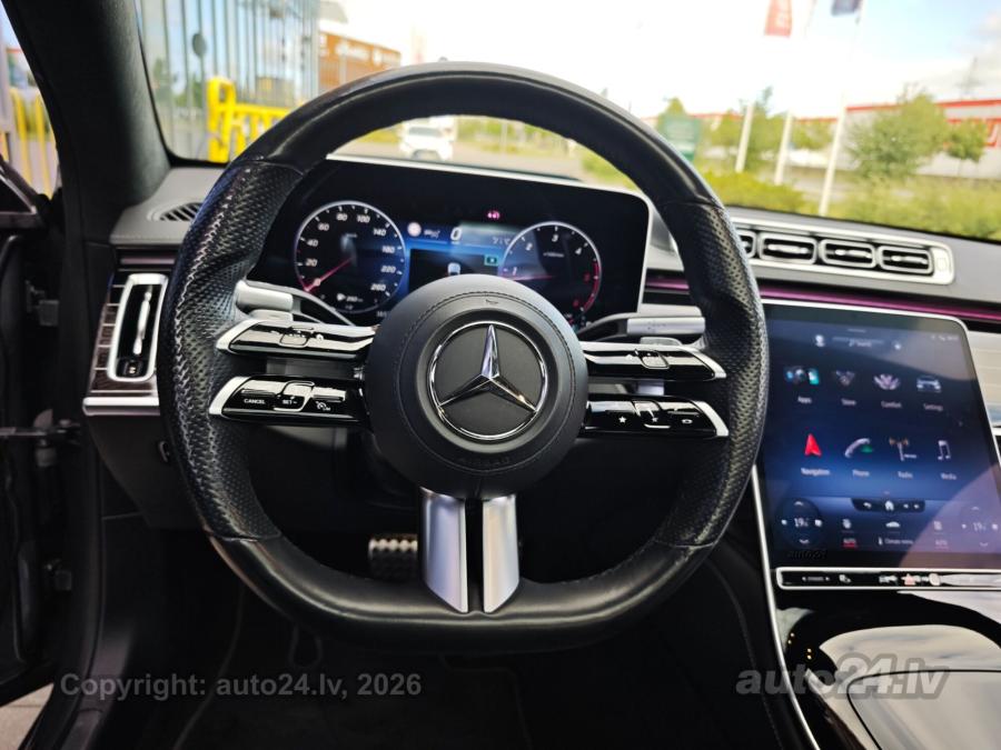 Pelēks Mercedes-Benz S-Class 2021 Tallina, ar dzinēja tilpumu 2.90 L un nobraukumu 64 tūkst. km par 77990 €, foto 25 vietnē AUTOMOTO.COM.LV