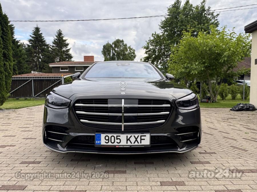 Pelēks Mercedes-Benz S-Class 2023 Tallina, ar dzinēja tilpumu 4.00 L un nobraukumu 50 tūkst. km par 124900 €, foto 6 vietnē AUTOMOTO.COM.LV
