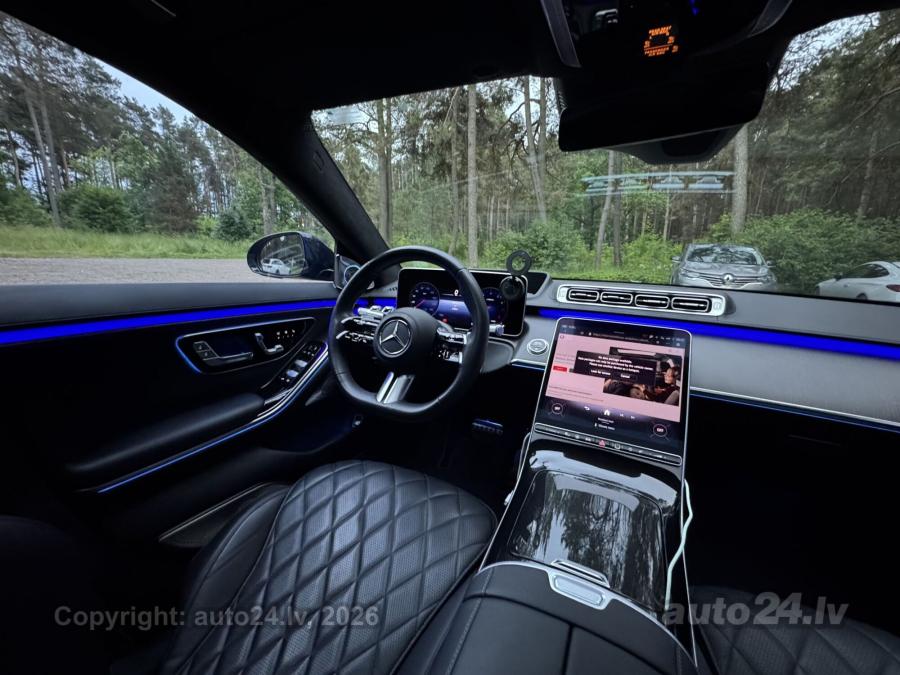 Pelēks Mercedes-Benz S-Class 2023 Tallina, ar dzinēja tilpumu 4.00 L un nobraukumu 50 tūkst. km par 124900 €, foto 11 vietnē AUTOMOTO.COM.LV