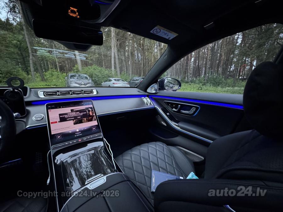 Pelēks Mercedes-Benz S-Class 2023 Tallina, ar dzinēja tilpumu 4.00 L un nobraukumu 50 tūkst. km par 124900 €, foto 12 vietnē AUTOMOTO.COM.LV