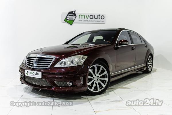 Red Mercedes-Benz S-Class 2006 in Tallinn, with an engine capacity of 4.70 L and mileage of 345 thousand km for 7990 €, photo 3 on AUTOMOTO.COM.LV