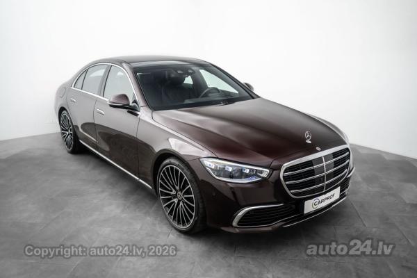 Red Mercedes-Benz S-Class 2021 in Tallinn, with an engine capacity of 3.00 L and mileage of 44 thousand km for 74899 €, photo 4 on AUTOMOTO.COM.LV